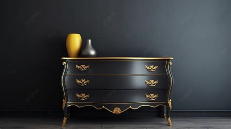 3d로 렌더링된 목업 포스터에 금으로 장식된 현대적인 서랍장 예술 모형 캔버스 모형 방 인테리어 배경 일러스트 및 사진 무료 다운로드 Pngtree