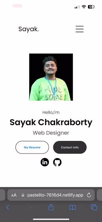 Sayak Chakraborty On Linkedin Hey Everyone I Am Delighted To Unveil My Latest Portfolio A