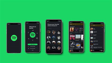 Spotify Redesign Prototype Case Study Images Behance