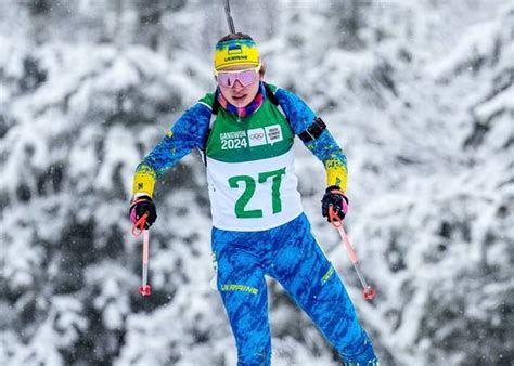 Українська біатлоністка стала призеркою юнацької Олімпіади 2024