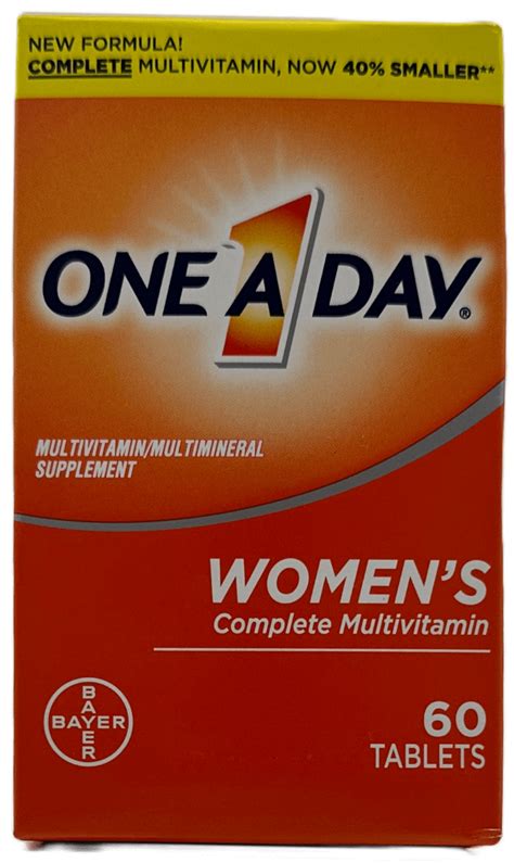 One A Day Womens Complete Multivitamins 60 Tablets