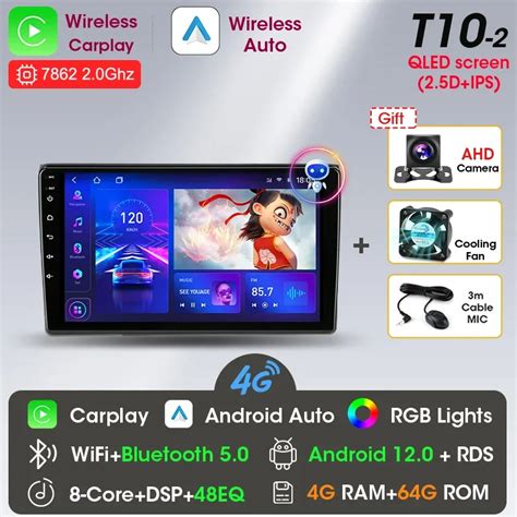 2 Din Android 12 Carplay Car Radio For Citroen C5 2008 2017