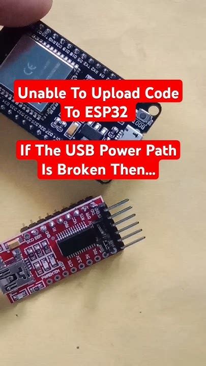 Unable To Upload Code To Esp32 Shorts Ytshorts Shortvideo Youtube