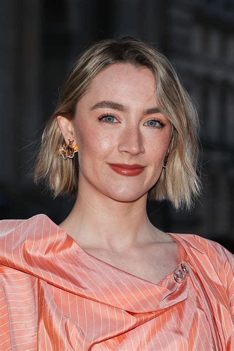 Saoirse Ronan At Louis Vuitton Womenswear Fw24 25 Fashion Show At Paris