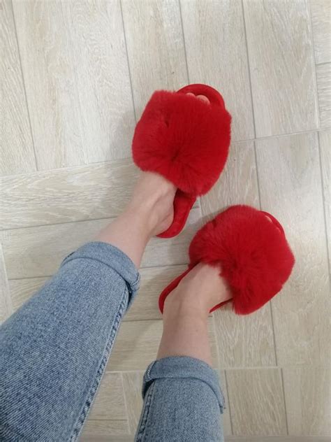 Тапочки пухнасті — ціна 380 грн у каталозі Шльопанці Купити жіночі речі