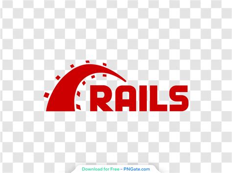 Rails Software Framework Red Icon Free Png Pngate
