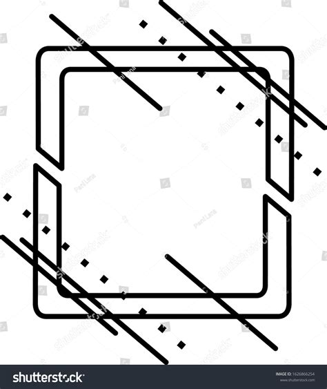Border Frame Line Art Icon Stock Vector Royalty Free Shutterstock