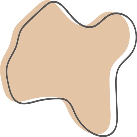 Set Of Abstract Organic Blob Shape Elements With Line 7188284 Vector Art At Vecteezy