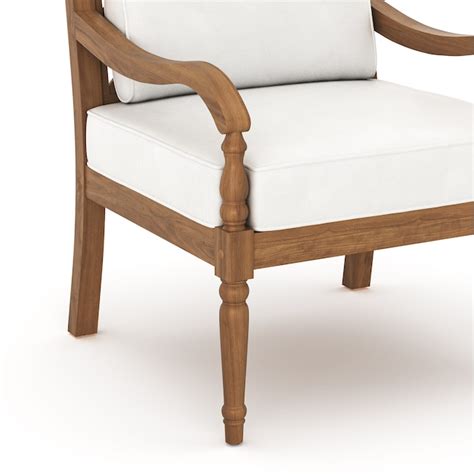 Manhattan Square Savannah Set Of 2 Natural Wood Frame Stationary