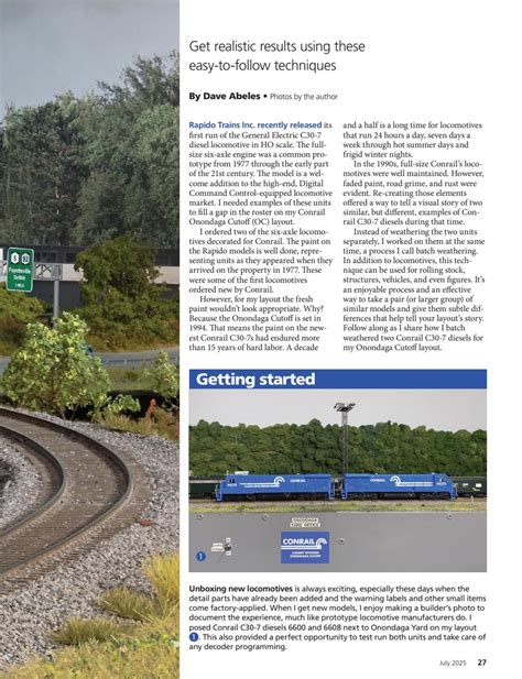 Model Railroader Magazine Subscriptions And Jul Issue