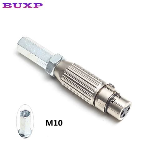 BUXP Sex Machine Attachments Screw M10 To 3XLR Adapter Connector Extension For Love Machine