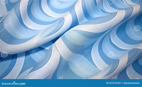 Fabric Light Blue Geometric Pattern Stock Illustration Illustration Of Stylish Generated