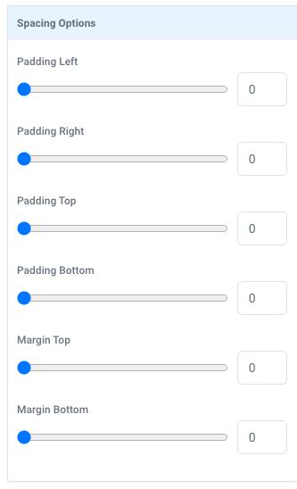 Ability To Set Left And Right Margin Values For Spacing Voters Highlevel