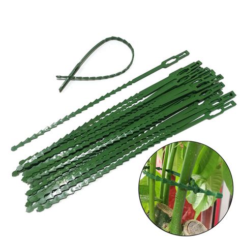30pcs Green Plant Ties Horticultural Garden Binding Straps