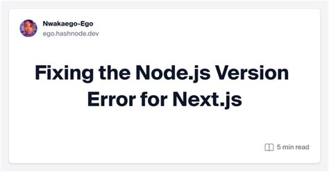 Nodeyou Are Using Nodejs 18171 For Nextjs Nodejs Version 1818