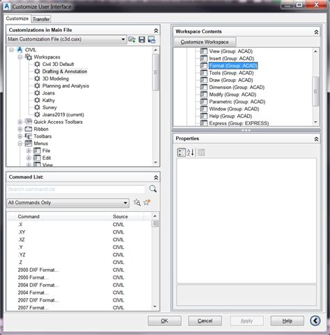 Solved Where Is The Format Drop Down Menu Autodesk Community