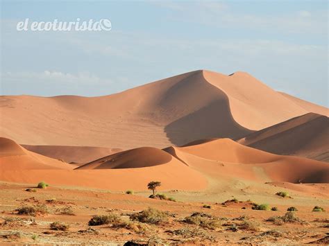Desierto Del Namib Entre Las Dunas Más Altas Y Antiguas Del Planeta