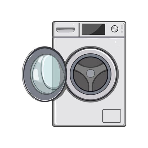 Home Washing Machine Cartoon Vector Illustration 25440517 Vector Art At