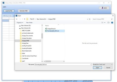Simple Software To Generate 2023 Cp8d Text File