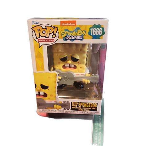 Funko Pop Animation Ripped Pants Spongebob 1666 Nickelodeons Tiktok Shop