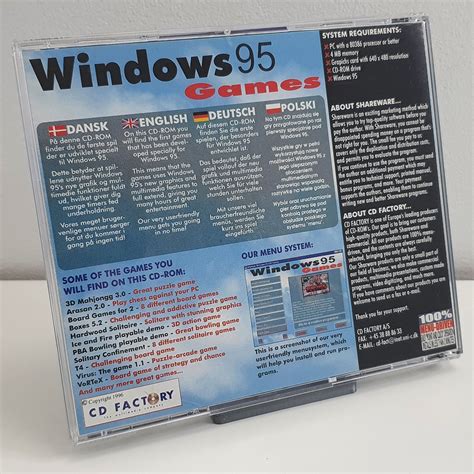 Shareware CD ROM CD FACTORY Windows Games CD Factory Free
