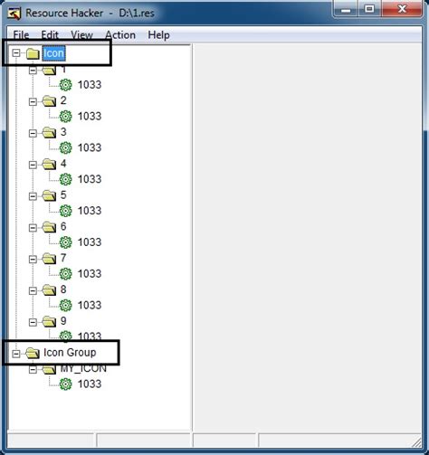 Winapi When I Create An Icon Resource Will The Res File Contains Two Entries Stack Overflow