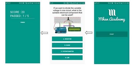 The Interface Of Mobile Learning Application Based On Arduino Projects