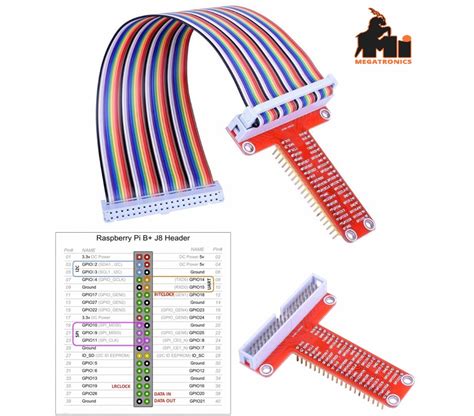 Gpio Expension Board Cable For Raspberry Pi T Cobbler