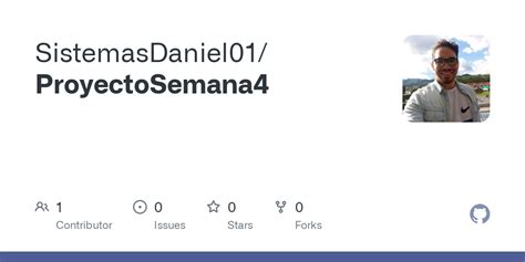 GitHub SistemasDaniel ProyectoSemana