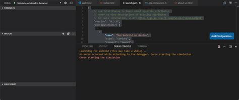 Error Starting The Simulation After Updating To VS Code Issue Microsoft Vscode