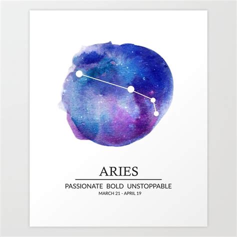 Aries Constellation Within Nebula