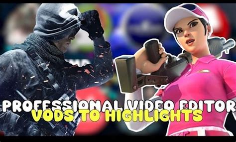 Professionally edit twitch vods and do funny gaming video editing for youtube by Hanniya1916 ...