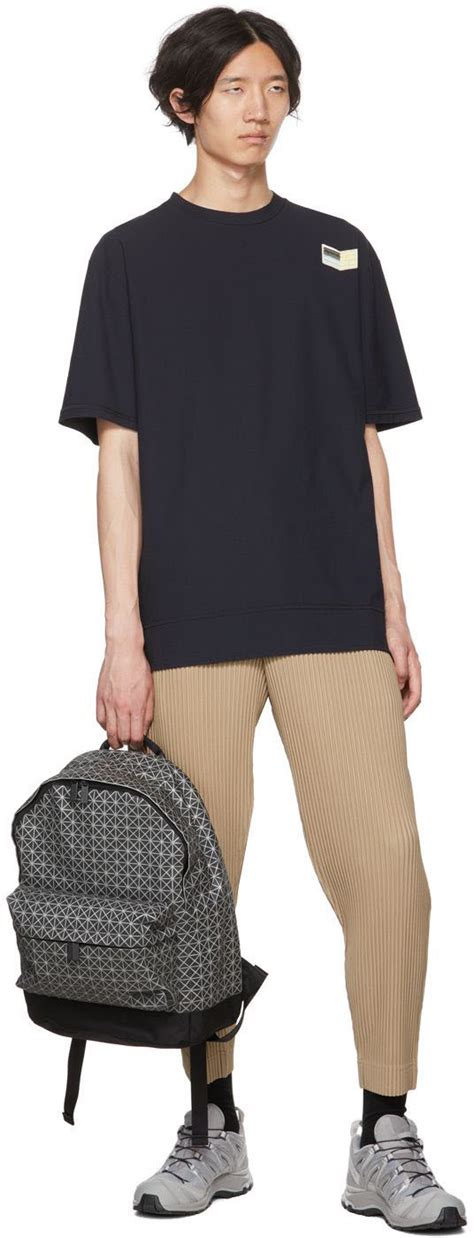 Bao Bao Issey Miyake Black Daypack Reflector Backpack Bao Bao Issey Miyake