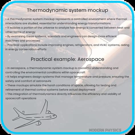 Thermodynamic System Mockup Accurate Educational And Detailed