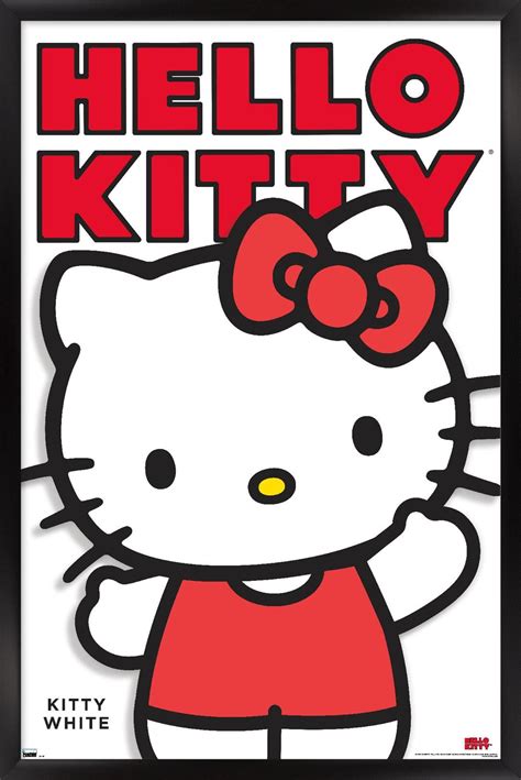 Hello Kitty Kitty White Feature Series Wall Poster 22 375 X 34
