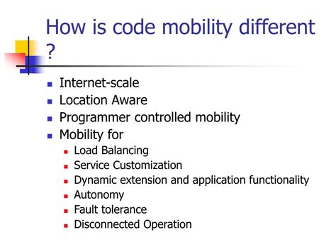 Ppt Understanding Code Mobility Powerpoint Presentation Free
