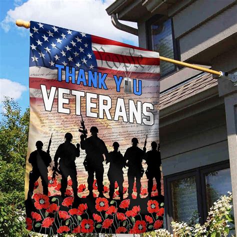 Patriotic Memorial Day Flag Pride House Flags Proud Veteran House