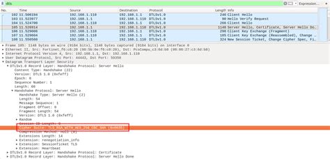 Decrypting DTLS Traffic With Wireshark