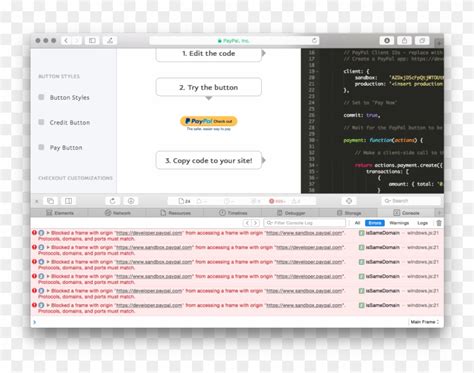 Js Causing Blocked Iframe Error Computer Program Clipart 3000482