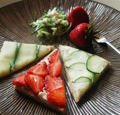 오이 크림치즈 샌드위치 엘리자베스 샌드위치