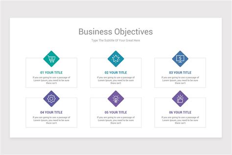 Business Objectives PowerPoint Presentation Template | Nulivo Market