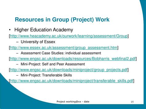 ppt group based project work powerpoint presentation free download