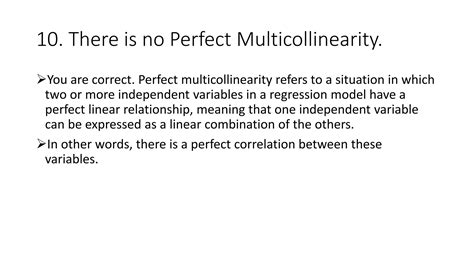 Assumptions Of OLS Pptx