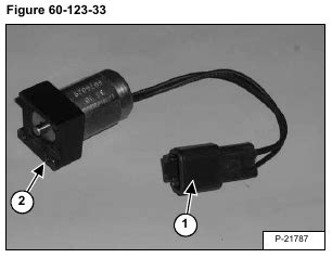 BobCat 753 ADVANCED CONTROL SYSTEM ACS SELECTABLE HAND FOOT CONTROL Handle Lock Solenoid