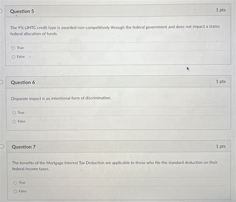 Solved Question 51 ﻿ptsthe 9 ﻿lihtc Credit Type Is Awarded