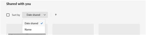 solved how to allow sorting shared projects by latest upd adobe