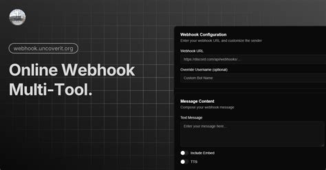 Github Warfin123webhook Multitool Take Control Of Discord Webhooks