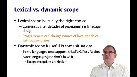 Lexical Vs Dynamic Scope Ocaml Programming Chapter 9 Video 28 Youtube