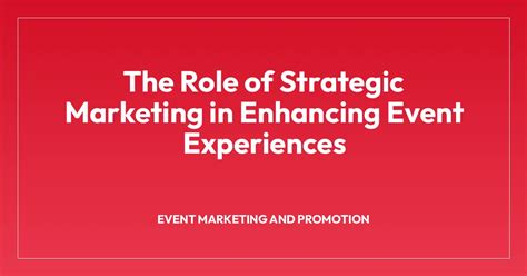 Event Marketing And Promotion • Event Management Evm Institute