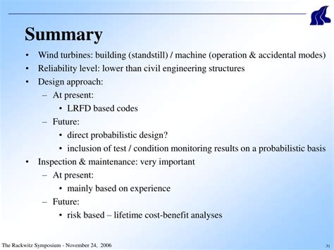 PPT Structural Reliability In Wind Turbine Design Failure Modes Optimization And